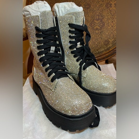 Dolls Kill | Shoes | Dolls Kill Poster Grl Dripping Rhinestone Bling ...